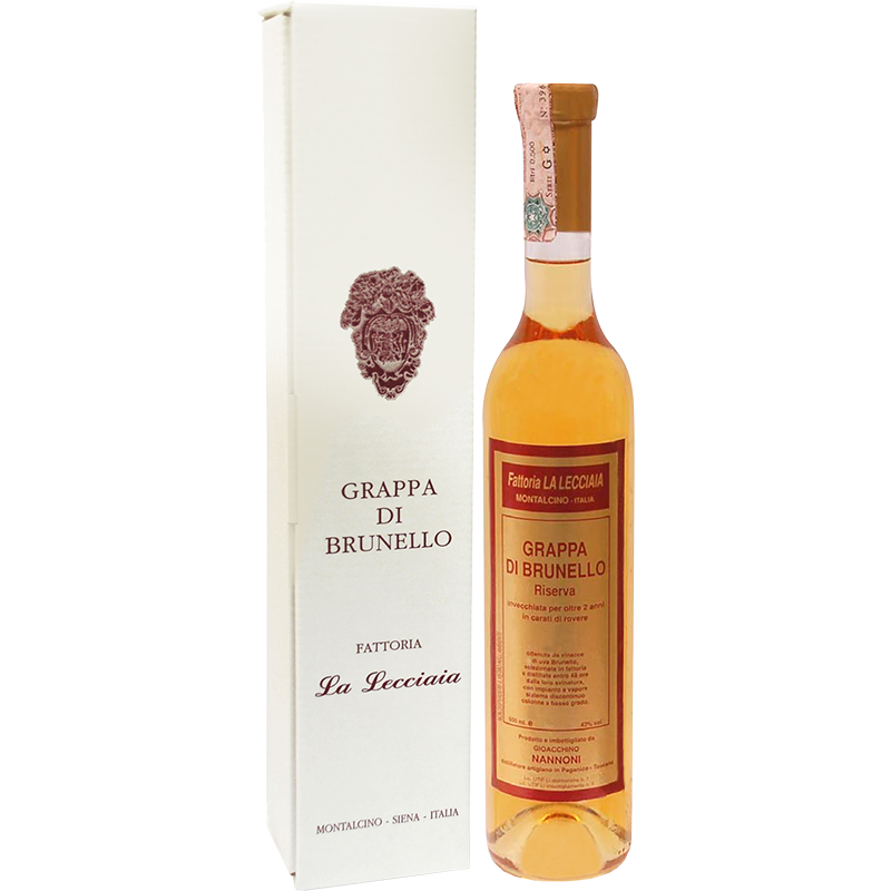 Grappa di Brunello – Riserva – Fattoria la Lecciaia